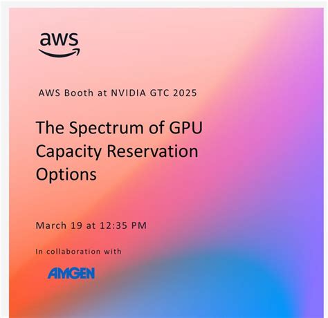 Gtc Acceleratedcomputing Hpc Aws Nvidia Amgen Drugdiscovery Stephanie Louis
