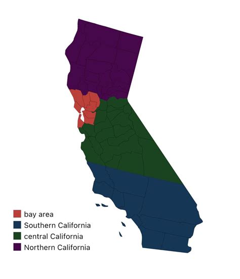 Regions Of California R Maps