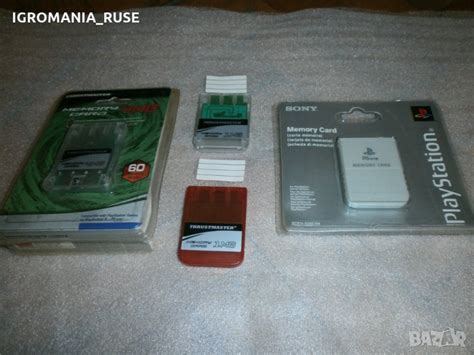 мемори карта memory card ps1 playstation 1 плейстейшън 1 Unique в Аксесоари в гр Русе