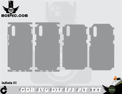 Infinix S Skin Template Vector Mobvec