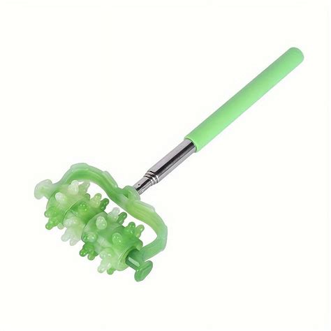 Aumiy Stainless Steel Retractable Back Massager Roller Fatigue Relief