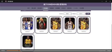 Ssmphpnodepython基于的nba球队管理系统nbaphp管理系统 Csdn博客