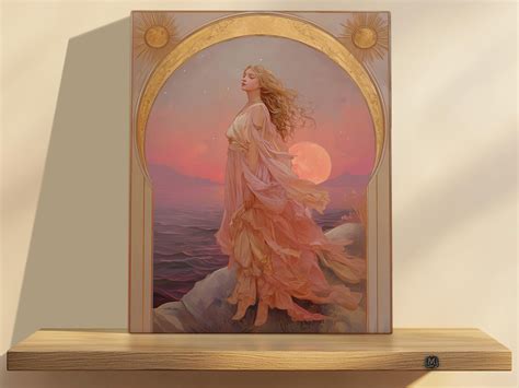 Eos Goddess Of The Dawn Print On Canvas Or Premium Archival Paper Art