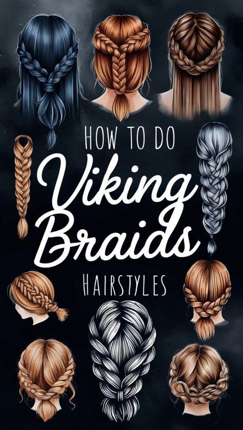 Long Hair Braided Hairstyles Simple How To Do Viking Braids