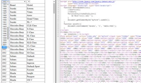 Vehicle Database Csv Xlsx Sql Dropdown Search And Wordpress