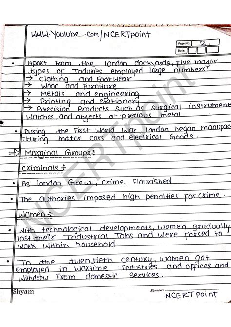 Solution Class 10 History Handwritten Notes Studypool