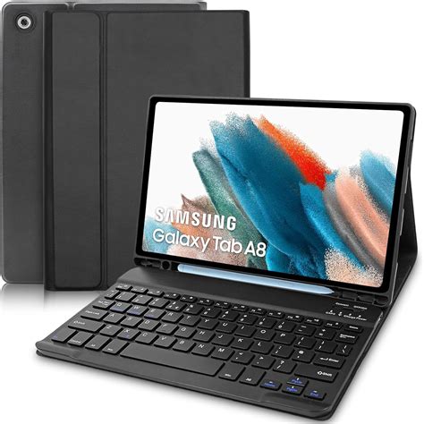 Keyboard Case For Samsung Galaxy Tab A Inch Built In S Pen Holder Slim Smart
