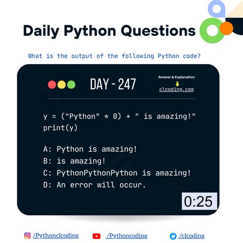 Python Coding Challenge Day 247 What Is The Output Of The Following