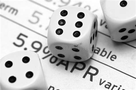 Financial Risk Stock Image Image Of Rate Business Dice