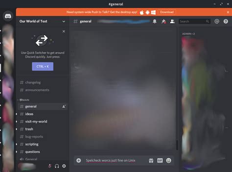 Spellcheck On Linux Discord