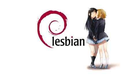 Lesbians Linux Anime Debian K On Akiyama Mio Tainaka Ritsu