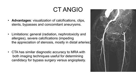 Peripheral Vascular Disease Chronic Limb Ischemia Cli Acute Limb Ischemia Ppt