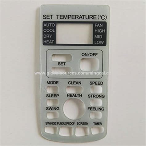 Buy Wholesale China Custom Membrane Switch Panel And Faceplate With Pet Or Pc Overlay Membrane