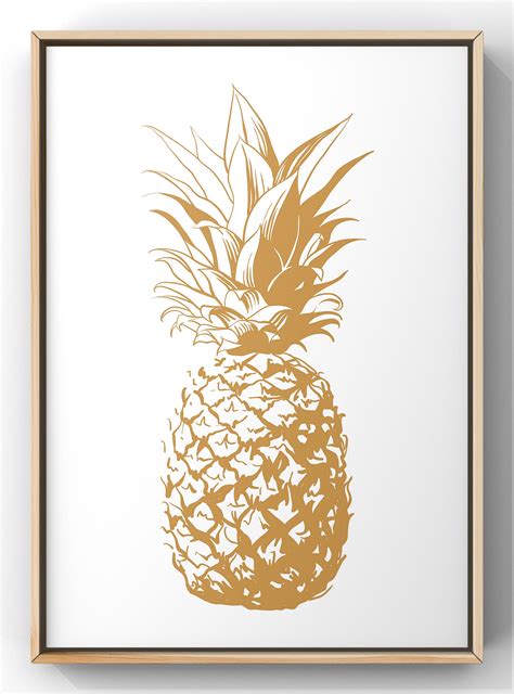 Free Printable Pineapple Wall Art Download Free Printable Pineapple