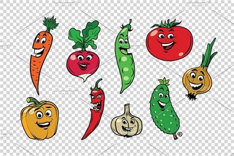 Cute Vegetable Characters