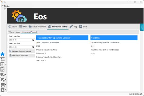 Warehouse Metrics Movements Preview