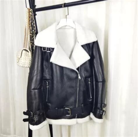 Дублянка косуха оверсайз — ціна 2199 грн у каталозі Куртки Купити жіночі речі за доступною ціною