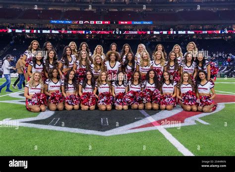 Houston Tx Usa 11th Jan 2025 The Houston Texans Cheerleaders Pose