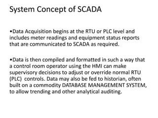 System Concept Of Scada PPT