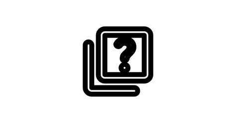 Quiz Outline Rounded React Icon Svg