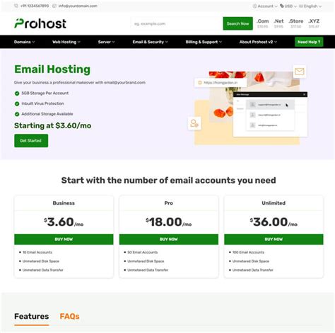 Prohost Whmcs Theme Elevate Your Hosting Business With