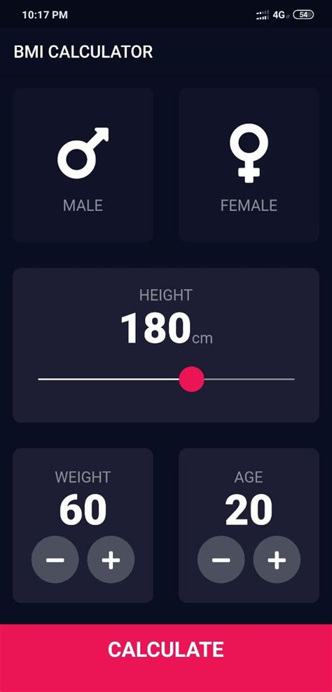 GitHub Fuadaslam BMI APP Android And IOS App That Help You To Calculate BMI