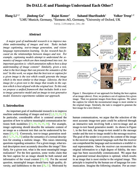 文本到图像和图像到文本的统一改进框架 智源社区
