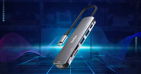 Verilux® Usb C Hub 6 In 1 Aluminum Multiport Adapter Verilux