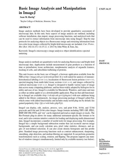 Imagej Pdf Microscopy Contrast Vision