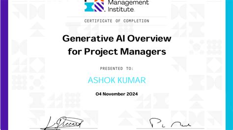 Generative Ai Overview For Project Managers