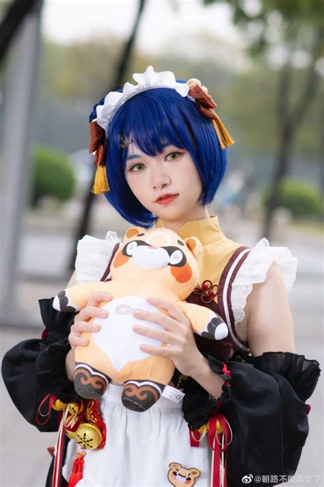 图集鉴赏｜原神香菱同人cos：哇，这些食材都是给我的吗？谢谢你！腾讯新闻