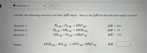 Solved Consider the following reactions and their ΔH values Chegg