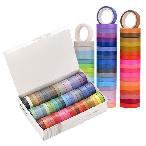 60색 레인보우 마스킹테이프 8mm 오케이아트