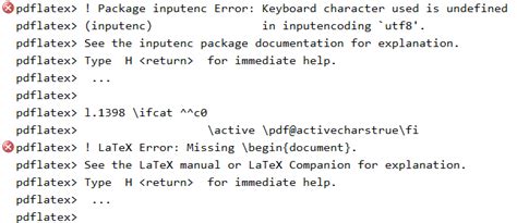 Texlive Package Inputenc Error Keyboard Character Used Is Undefined Inputenc In