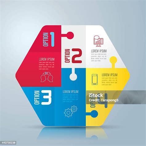 인포그래픽 디자인 템플릿 및 마케팅 아이콘 육각형에 대한 스톡 벡터 아트 및 기타 이미지 육각형 퍼즐 0명 Istock