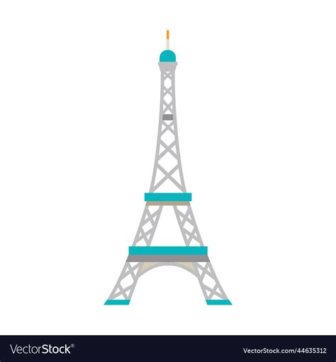 Eiffel Tower In Paris Royalty Free Vector Image