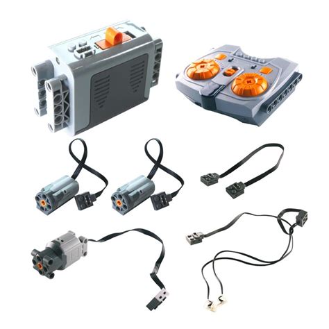 5 In 1 Motor Kit Compatible With Lego Technic Power Function Motor Set Includes Motors Battery