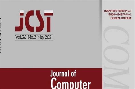 Journal Of Computer Science Technology杂志 主页