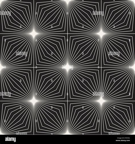 Vector Seamless Lattice Pattern Modern Stylish Texture With Monochrome