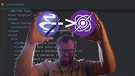 Migrating From Emacs To The Pulsar Text Editor Youtube