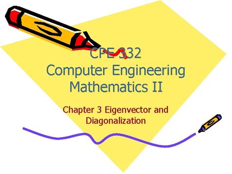 Cpe 332 Computer Engineering Mathematics Ii Chapter 3