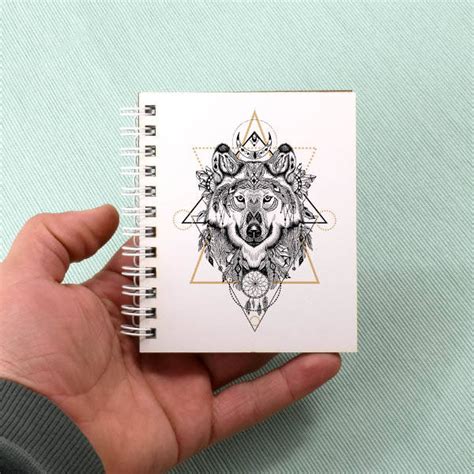 Asil Kurt Tasarım Hediyelik Not Defteri