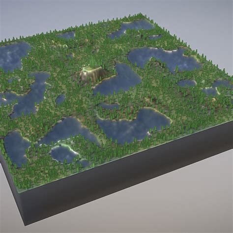 Spruce Trees Billboard Version Cgtrader