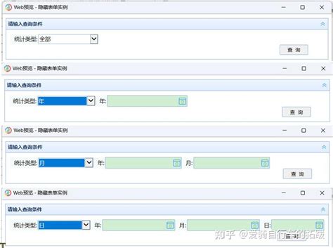 皕杰报表查询表单的隐藏处理 知乎