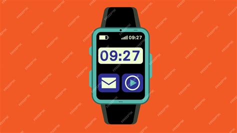 Premium Vector Smartwatch Vector Flat Design Template