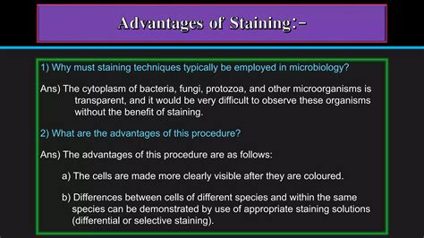 Bacterial Staining Staining And Its Types Illustratec With Detailed