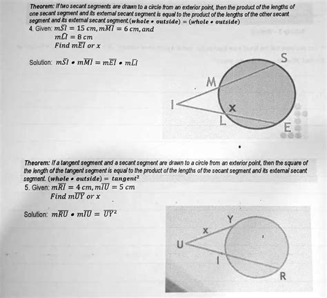 Video Solution Theorem If Two Secant Segments Are Drawn To A Circle