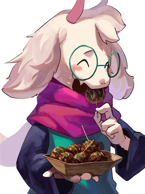 Ralsei Eats Takoyaki [niha 2 8] R Deltarune