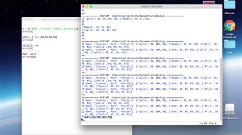 Dynamic Matrices And Indexing In Python Part 2 Youtube
