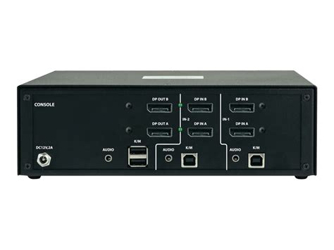 Tripp Lite Secure KVM Switch 2 Port Dual Monitor DisplayPort 4K NIAP TAA SHI